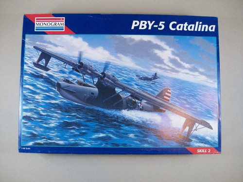 Monogram PBY-5 Catalina US Navy WWII Patrol Seaplane 1/48Scale | eBay