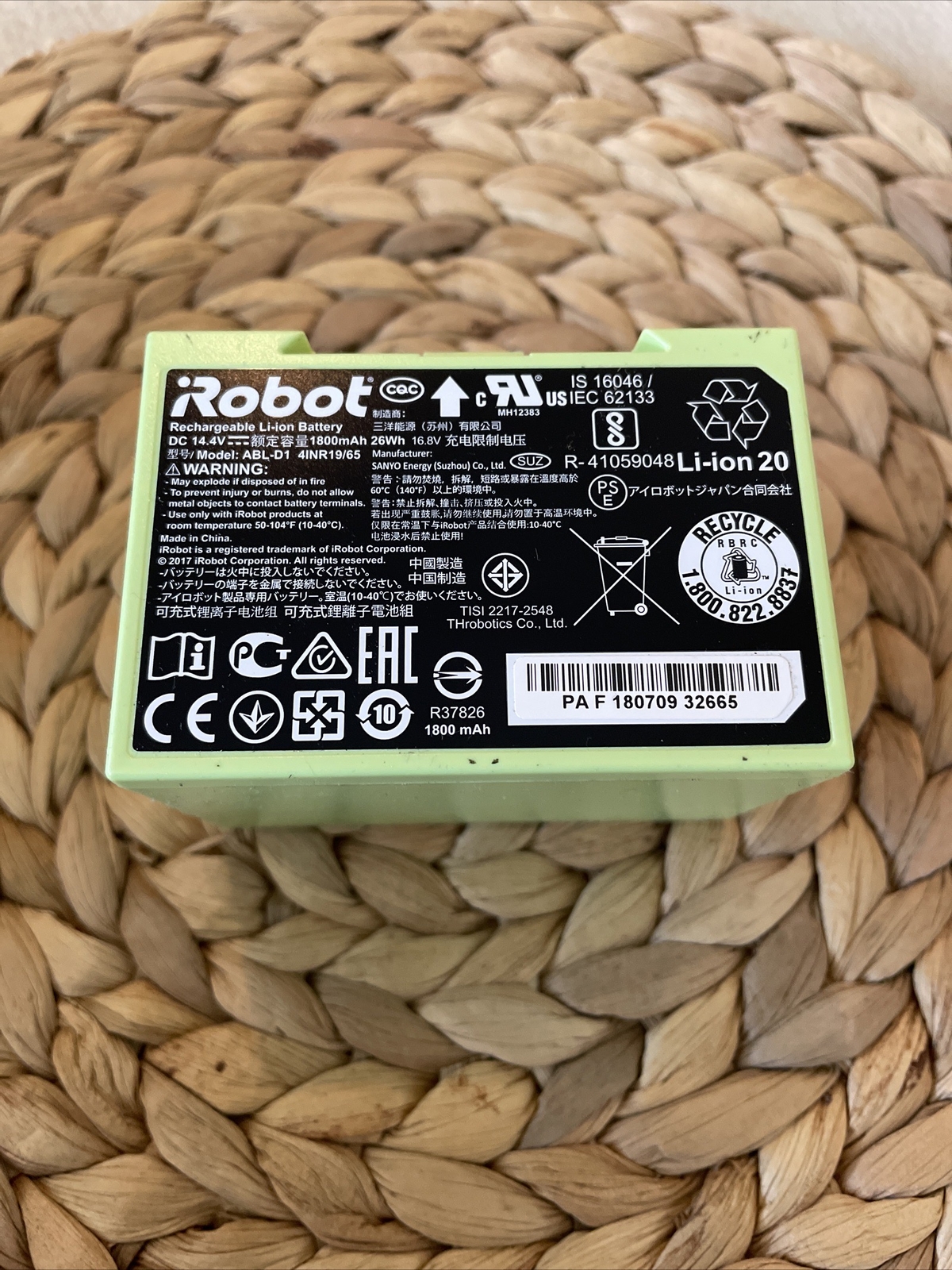 iRobot Roomba Li-ion Battery e5 e6 i1 i2 i3 i4 i5 i6 I7 i8 J5 J6 J7 J8 ...