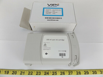 HP VIP V.I.P. Color Ink Cartridge 350ml Cyan for VP2020 Printer | eBay