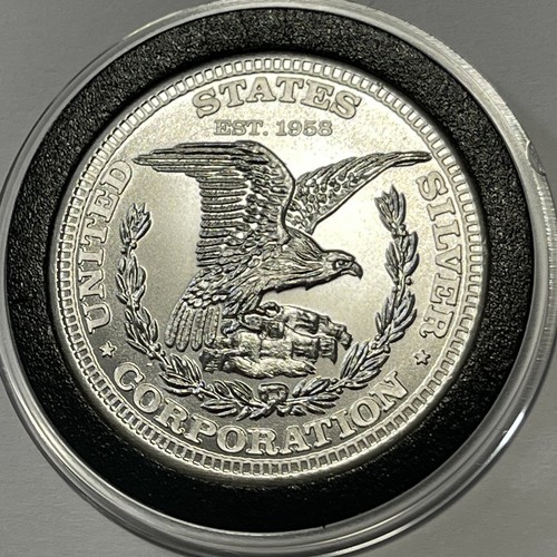 Vintage American Eagle Rare USSC Coin 1 Troy Oz .999 Fine Pure Silver ...
