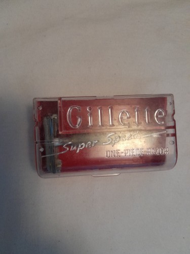 Beautiful Gillette 1948-1949 Super Speed DE Safety Razor w/Original ...