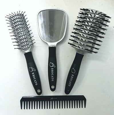 Brocato Vent Brush, Oval Brush, Detangling Comb, Hand Mirror | eBay