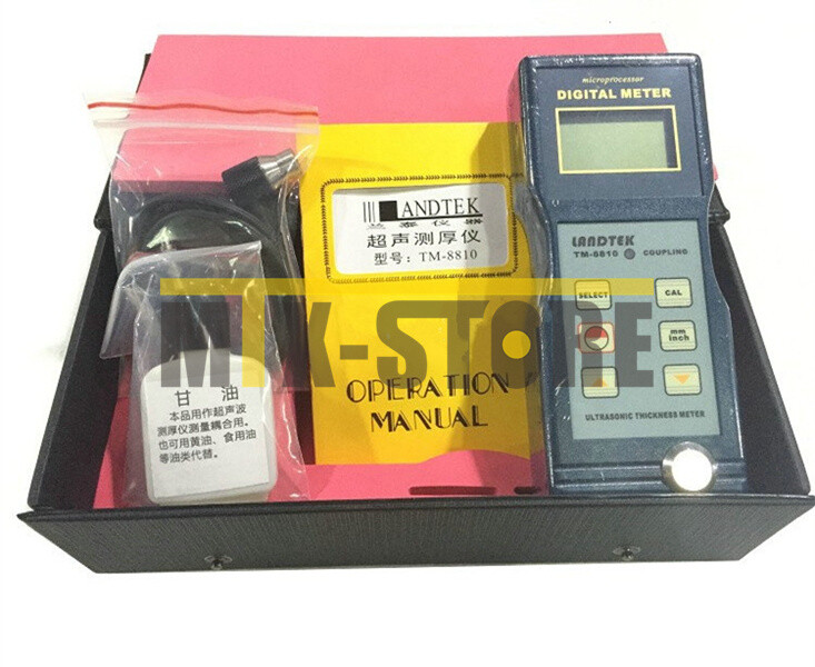 1pcs Digital TM-8810 Ultrasonic Wall Thickness Gauge Meter Tester Steel ...
