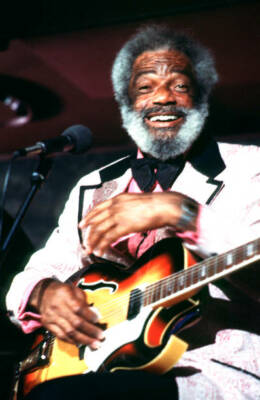 American Jazz Guitarist And Singer Slim Gaillard 1983 MUSIC OLD PHOTO 2 ...