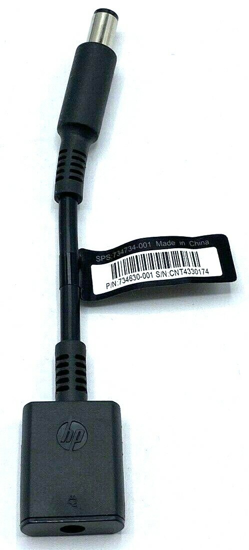 LOT OF 10 HP 4.5mm to 7.4mm Smart Adapter Dongle Converter 734734-001 ...