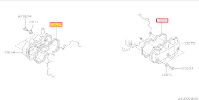 Subaru Genuine OEM Valve Cover Gasket Legacy Impreza 90-98 13294aa012 ...