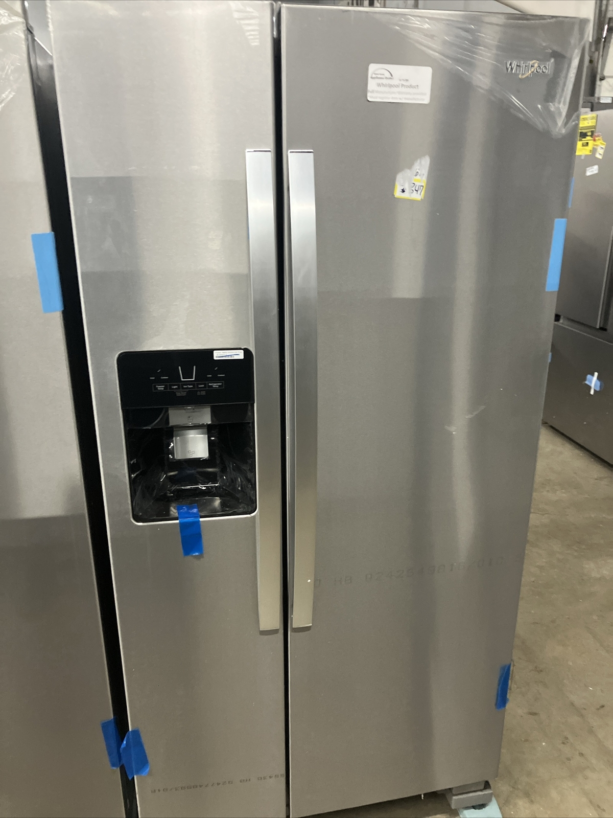 Whirlpool WRS321SDHZ 21.4CF Side by Side Refrigerator - Stainless Steel ...