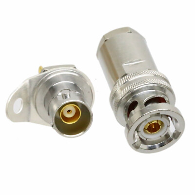 1Set 3-lug Connector PL75-47 BJ77 Triaxial TRB male TRX316 Female ...