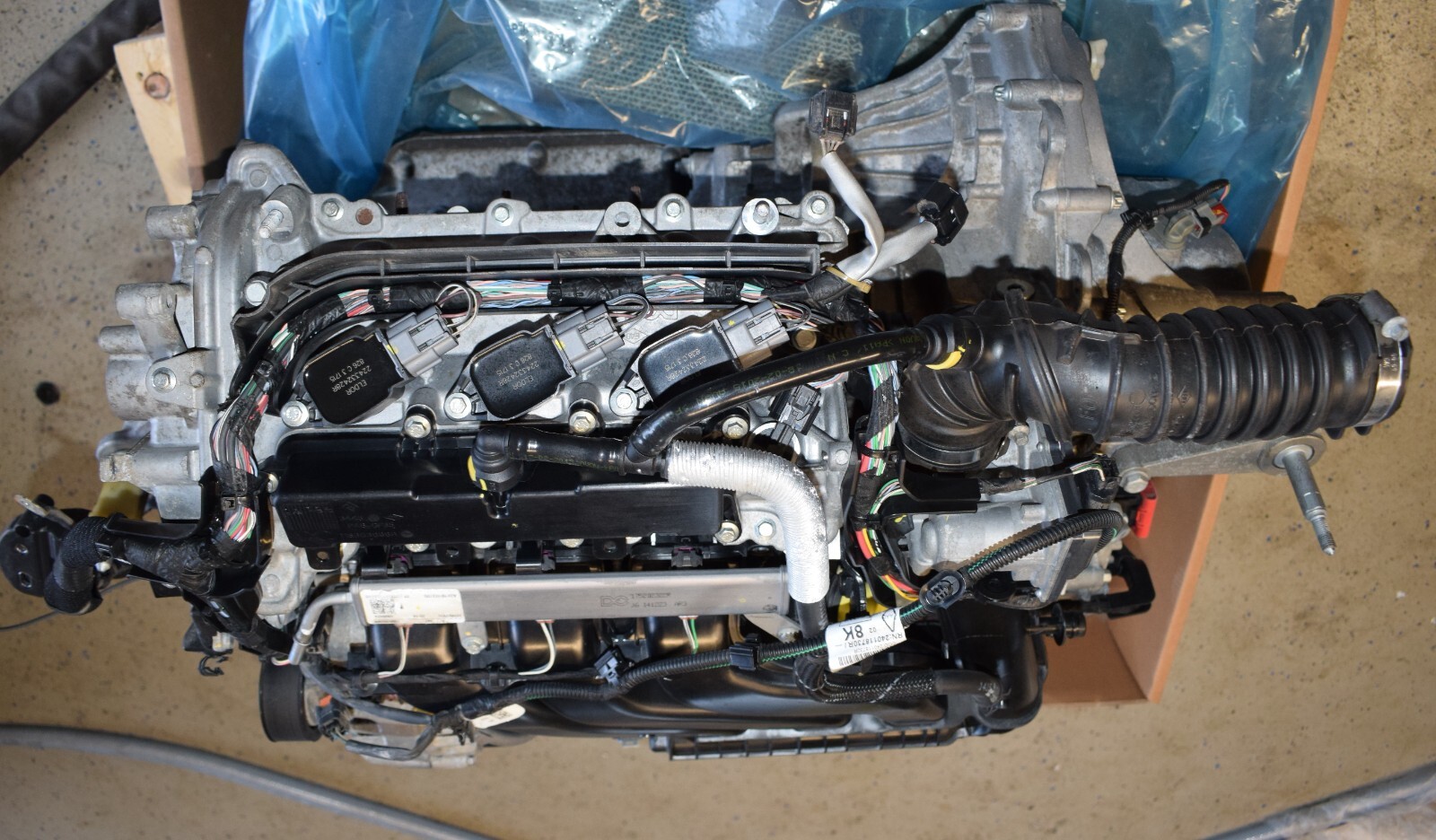 Origininal SMART W453 453 Benzin Motor komplett M281.920 fast neu 0.9 l ...