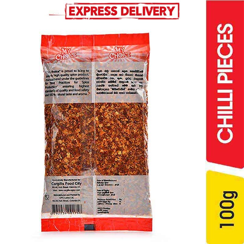 My Choice - Chilli Pieces 100g - www.srilanka-export.com - FREE EXPRESS ...