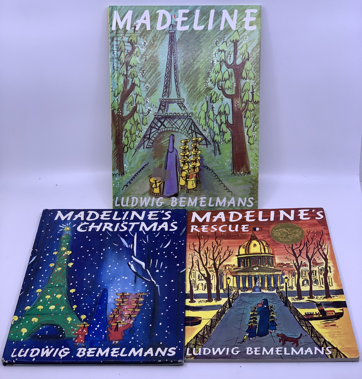 Madeline + Madeline's Christmas + Madeline's Rescue Ludwig Bemelmans ...
