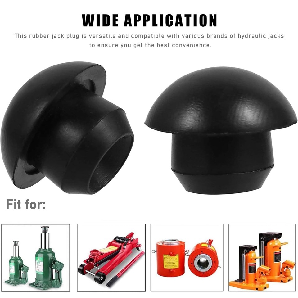 12 PCS Bottle Jack Oil Filler Plugs, Rubber Conical Hydraulic Jack Oil ...