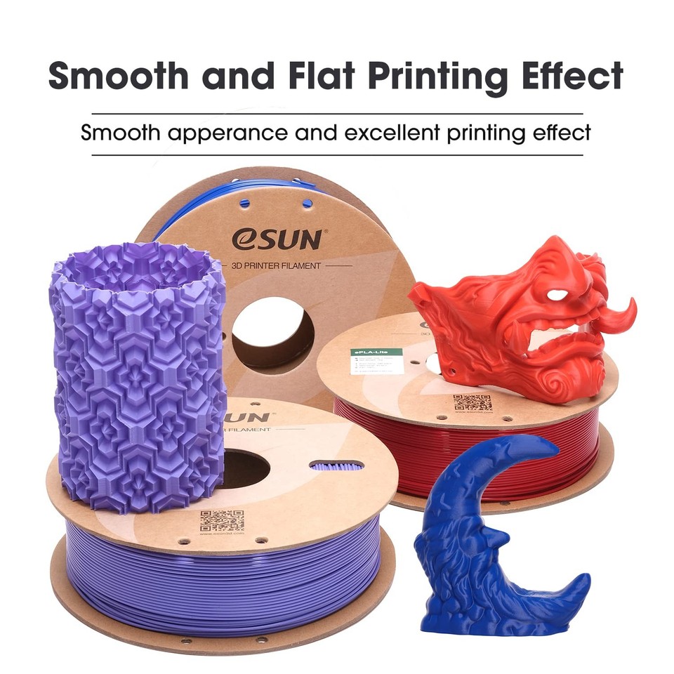 eSUN PLA Filamento 1,75 mm, filamento modificato per stampante 3D PLA ...