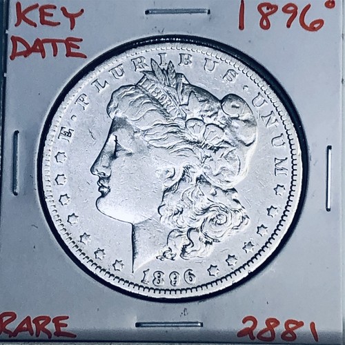 1896 O MORGAN SILVER DOLLAR HI GRADE GENUINE U.S. MINT RARE KEY COIN ...
