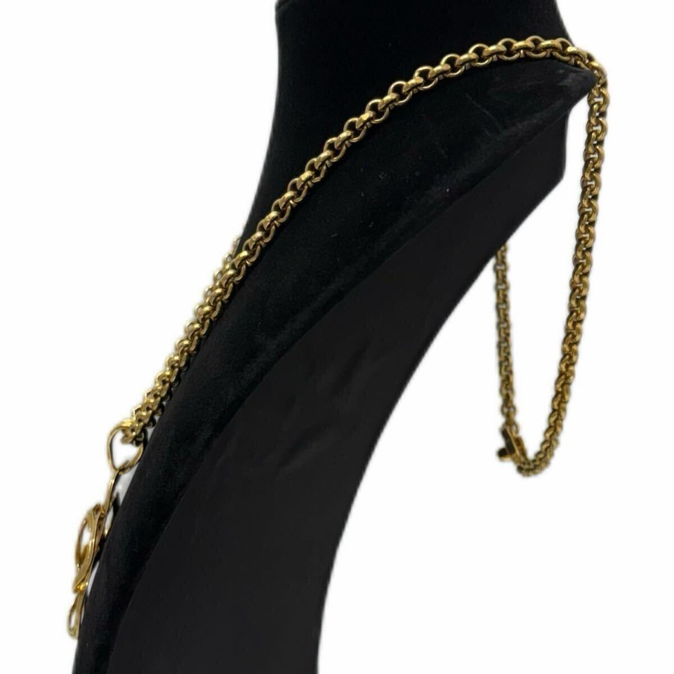 Chanel / 96 P Cocomark Flower Necklace Vintage Gold Color Long Turn ...