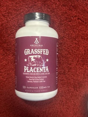 Ancestral Supplements Grass Fed Placenta 500mg 180 Caps Exp 2/28 | eBay