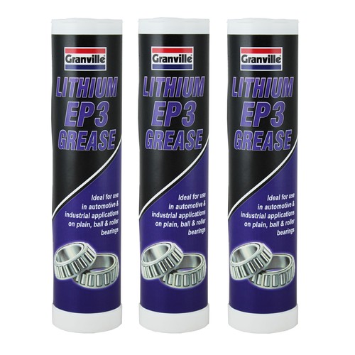 3 x Lithium Grease EP3 Extreme Pressure Lubricant Water Resistant ...