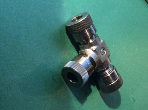 1, 3/8” Cajon Ultra-Torr union tee. 2 available. bulk discount. One day ...