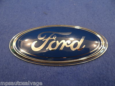 BLUE FORD OVAL EMBLEM NEW REPRODUCTION 4inx1.75in | eBay
