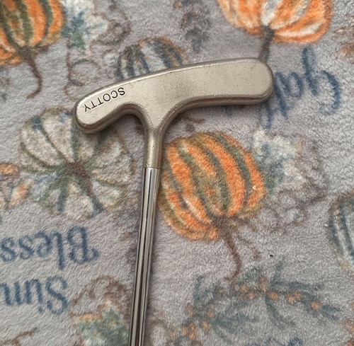 SCOTTY CAMERON TITLEIST BULLSEYE PLATINUM FINISH 34" BLADE PUTTER RARE ...