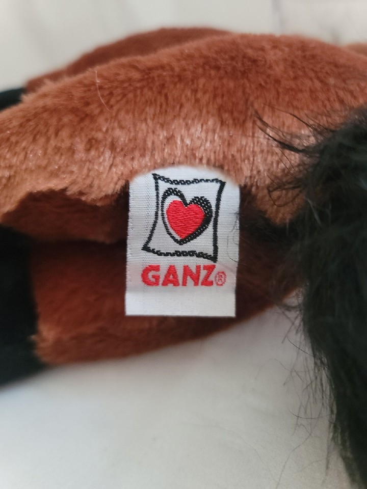 Gantz Brown Arabian Brown Horse Plush Stuffed Animal 9" Tall Black Mane ...