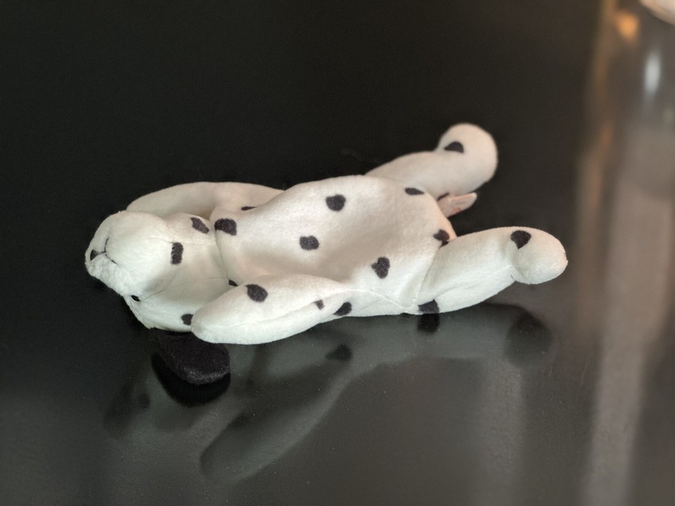 Dotty Beanie Baby Ty RARE Stitching Error Sparky "DOTTY" On Tags Errors ...