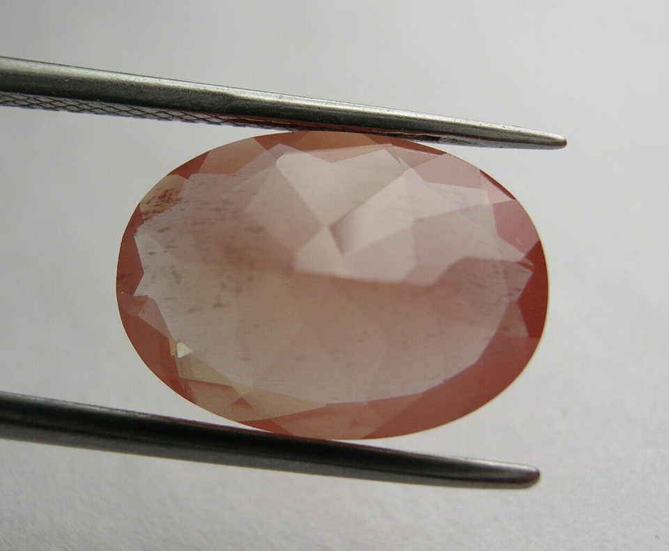 ANDESINE / LABRADORITE, SILKY CHATOYANT RED ORANGE WITH A GREEN TONE ...