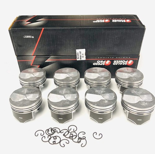 SPEED PRO Hypereutectic Coated 22cc Dome Pistons Set/8 Chevy 454 LS6 ...
