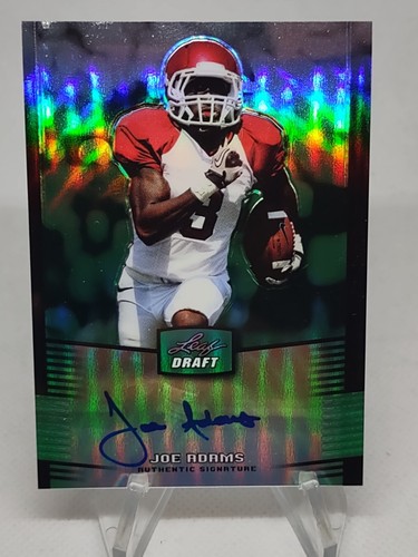 2012 Leaf Draft Joe Adams Auto /10 Card No. JA1 | eBay