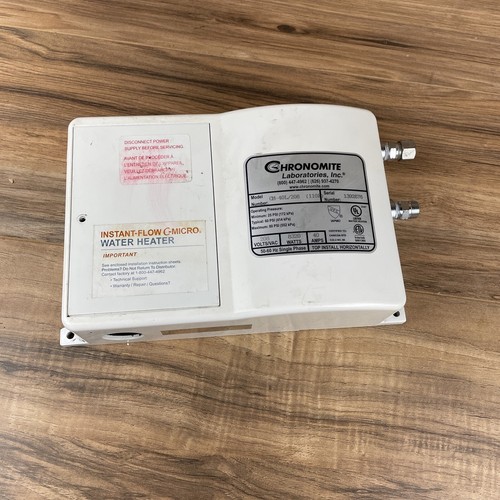 CHRONOMITE INSTANT-FLOW MICRO CM-40L/208 110F Electric Tankless Water ...