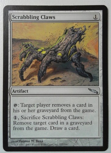 Scrabbling Claws *Uncommon* Magic MtG x1 Mirrodin MP | eBay