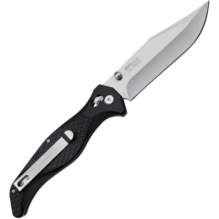 Tac Force Folding Knife 5" Satin Finish Stainless Steel Blade Black ...