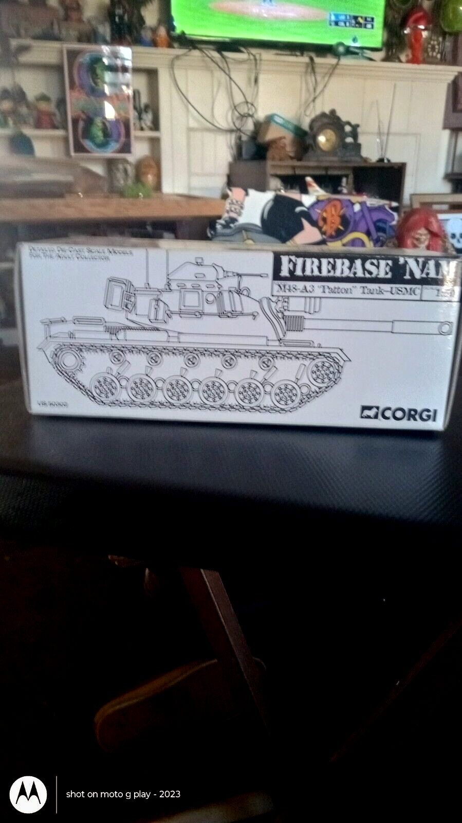 FIREBASE NAM USMC M48-A3 " PATTON " TANK 1/50 CORGI UNOPENED MINT | eBay
