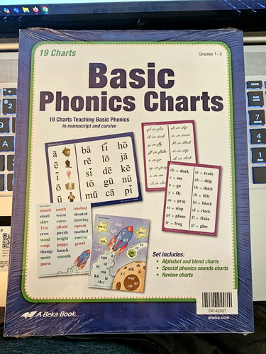 [NEW] Abeka Basic Phonics Charts (Grades 1-3) | eBay