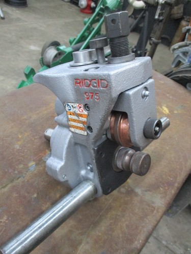 RIDGID 975 GROOVER w/COPPER ROLLER SET 1 1/4" - 6" | eBay