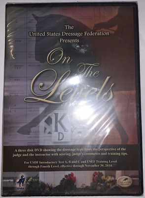 On The Levels (DVD). Equestrian Dressage. Horses New Sealed Riding ...