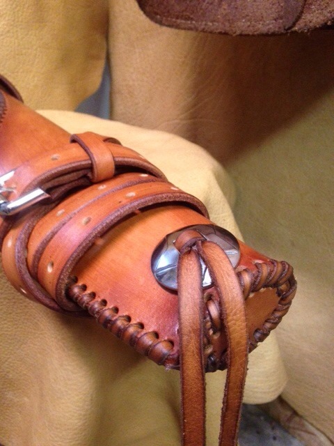 Leather Gunstock Cover Forearm Ranch Hand Mares Leg Holster Henry Rossi ...