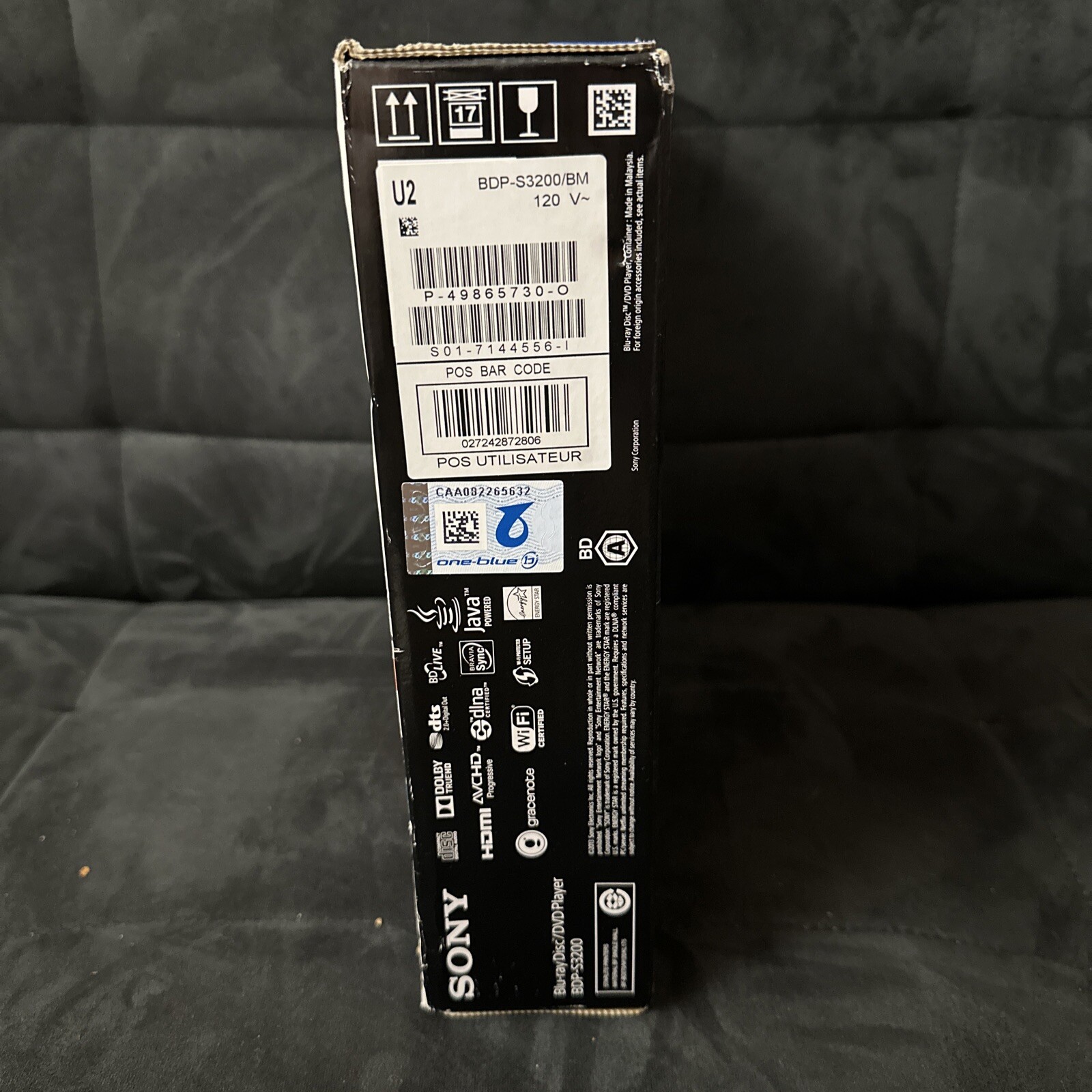 SONY BDP-S3200 Blu-ray DVD Player Ultimate Streaming Entertainment ...