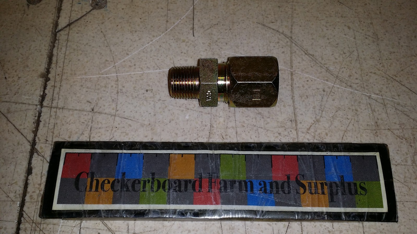 NOS Straight Pipe to Tube Adapter Fitting MS51819-12A 4730-01-008-3586 ...