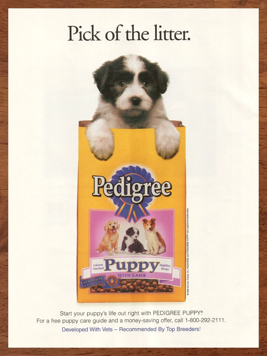 Pedigree Dog Food Ad