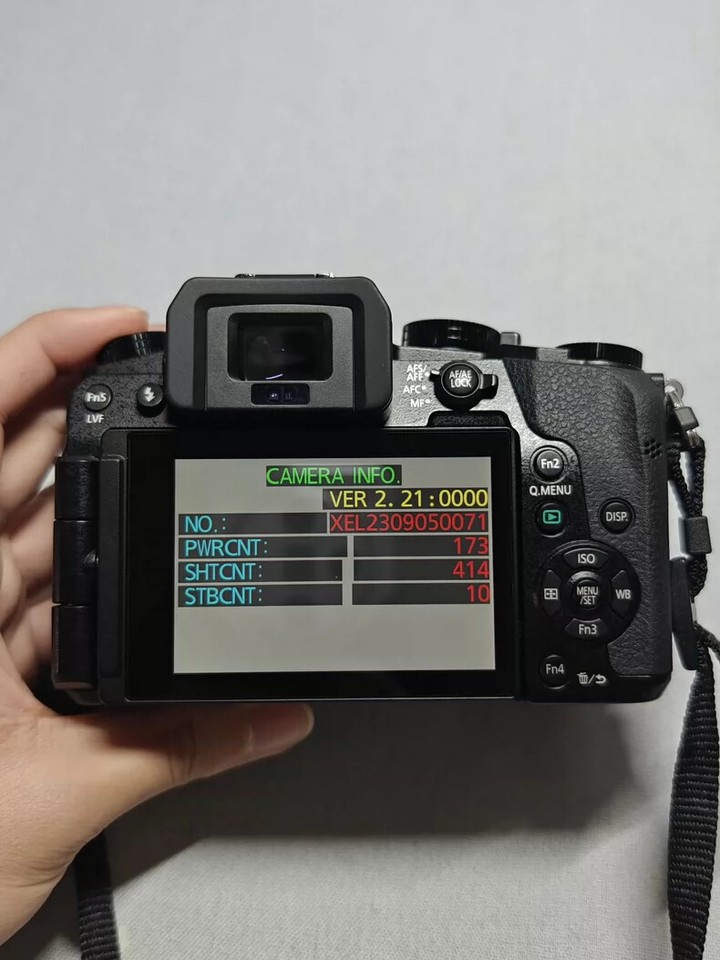 Panasonic DMC-G7 Mirrorless SLR Camera Lumix G7 Body 16-megapixel Black ...