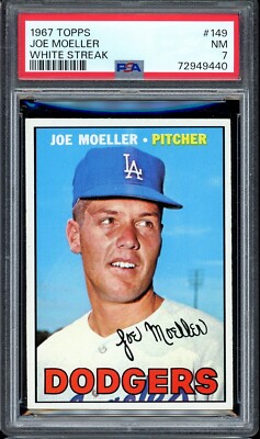 1967 Topps Baseball #149 Joe Moeller White Streak PSA 7 | eBay