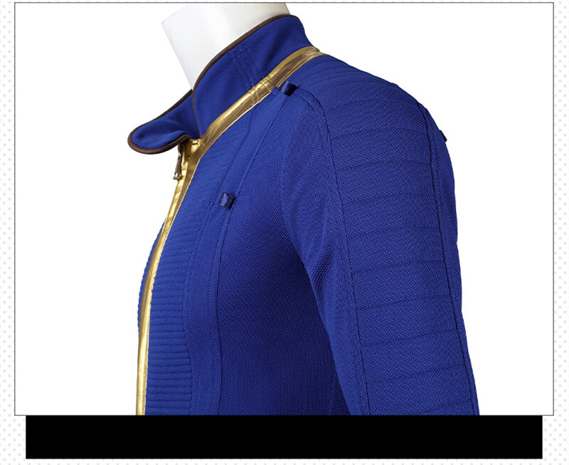 Fallout 4 Vault 75 Blue Cosplay Jumpsuit Outfit Uniform Costume Suit | eBay