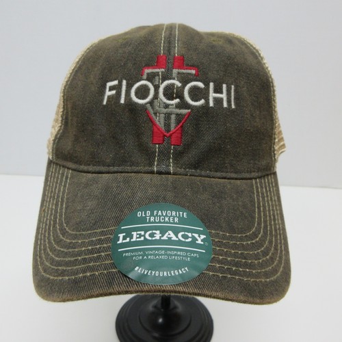 Fiocchi Hat Cap Snap Back Brown Tan Mesh Trucker Embroidered Legacy ...