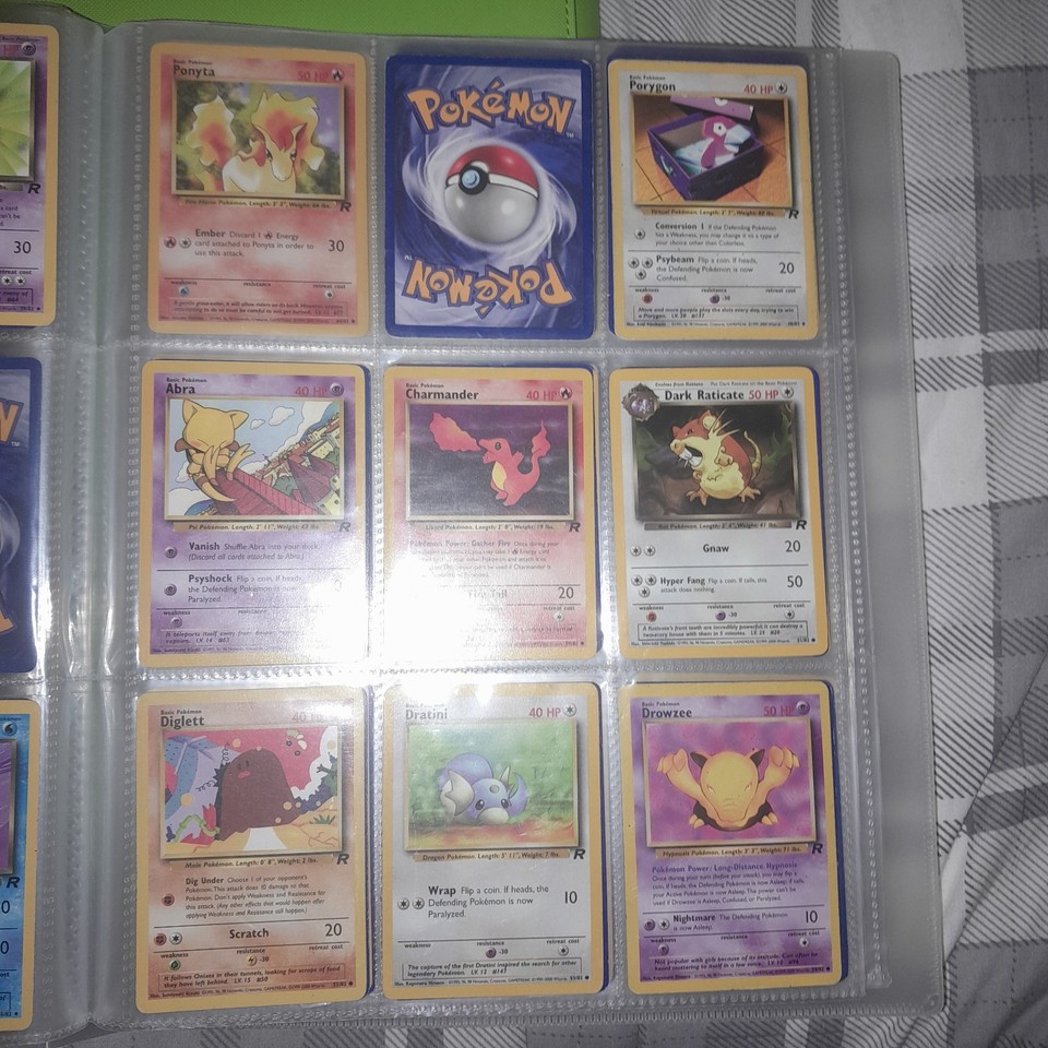 Pokemon 1999 Binder Base Set, Team Rocket, Fossil, Jungle WOTC ...