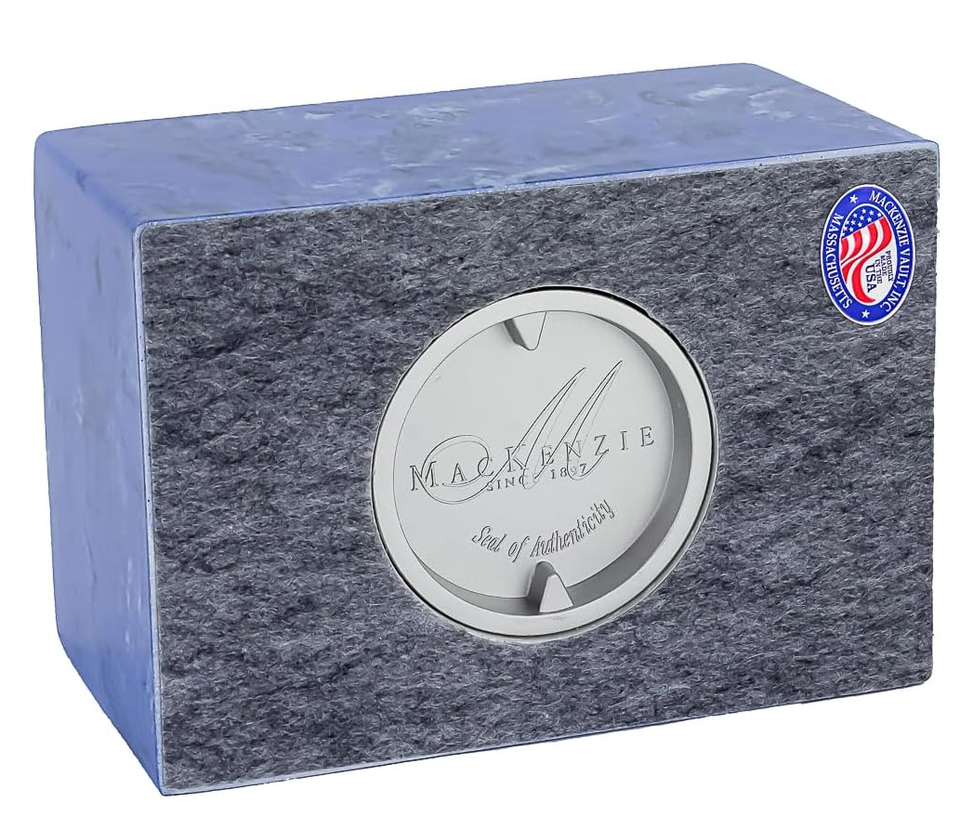 MacKenzie Vault York Classic Cultured Marble Cremation Urn Vault ...