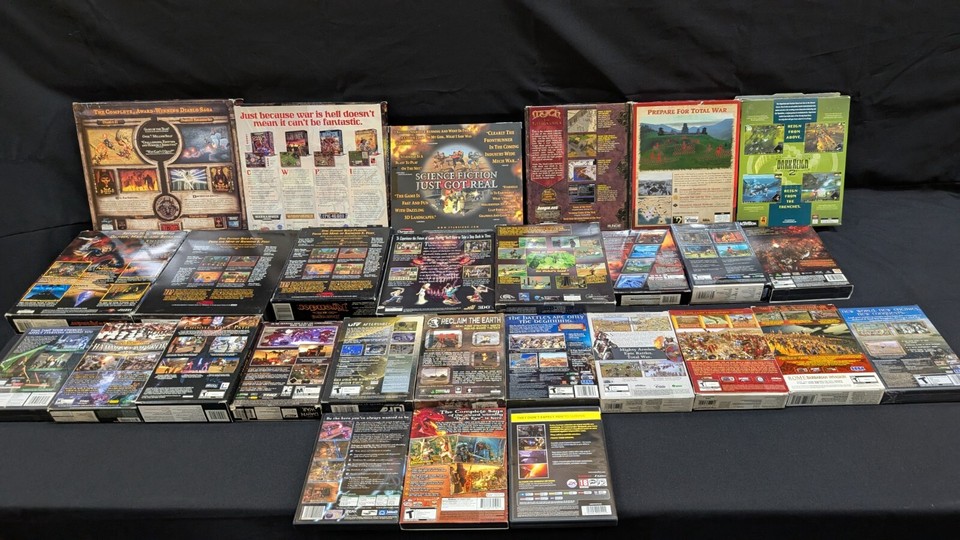 PC Computer Vintage Games Big Lot of 28 boxes. Mix of Genres and styles ...