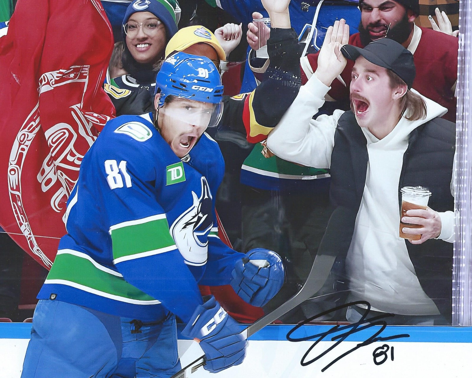 Dakota Joshua Signed 8×10 Photo Vancouver Canucks Autographed COA B | eBay