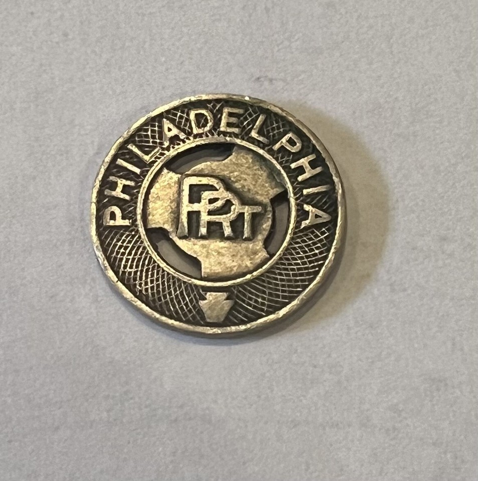 Vintage Philadelphia PRT Transit Token “Good For One Fare” Rapid ...
