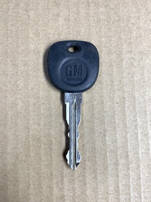 GM General Motors OEM Factory Black & Chrome Ignition Door Key | eBay